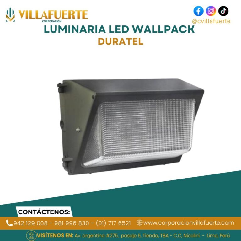 LUMINARIA LED WALLPACK DURATEL - Corporación VILLAFUERTE